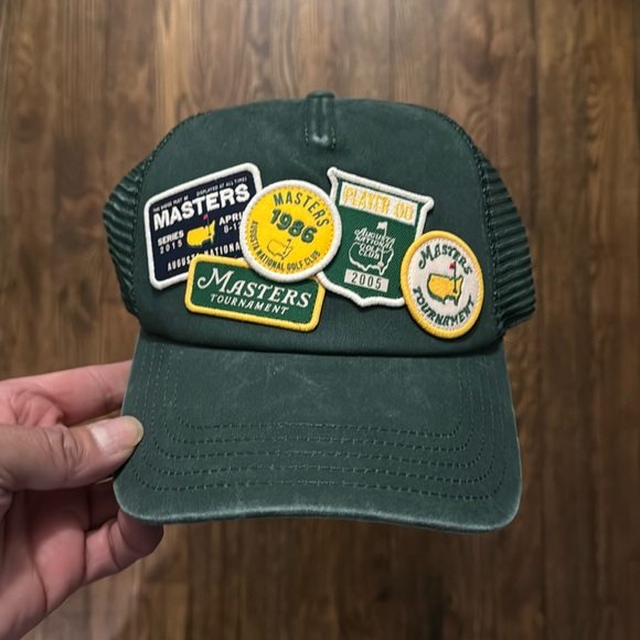 Masters | Accessories | New Green Masters Tournament Trucker Cap With Patches | Poshmark